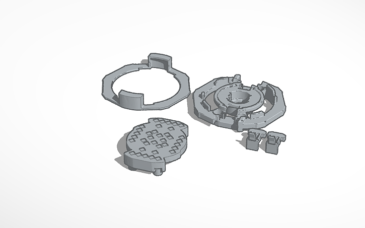3D design Beyblade - Tinkercad