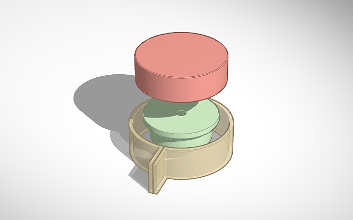 3D design Multimedia Button - Tinkercad