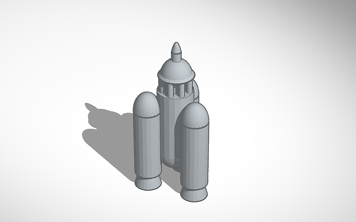 3D design Toppat orbital station rocket - Tinkercad