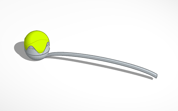 3D design Ball Thrower #TinkerFun - Tinkercad