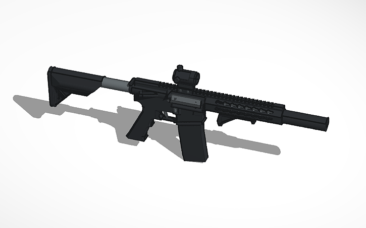 3D design ar 15 - Tinkercad