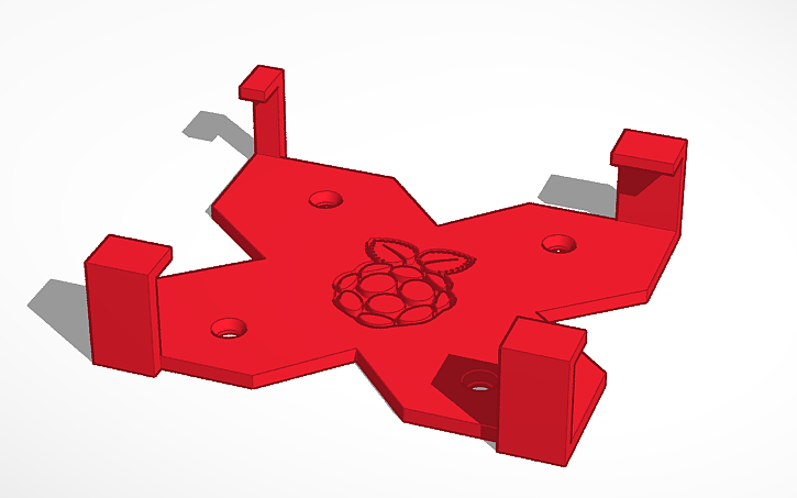3d Design Raspberry Pi Kvm Wall Mount Tinkercad
