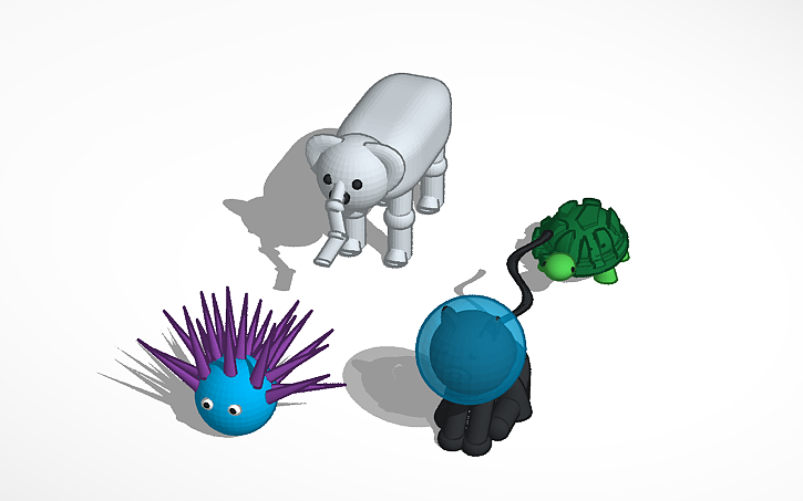 3D design Animals | Tinkercad