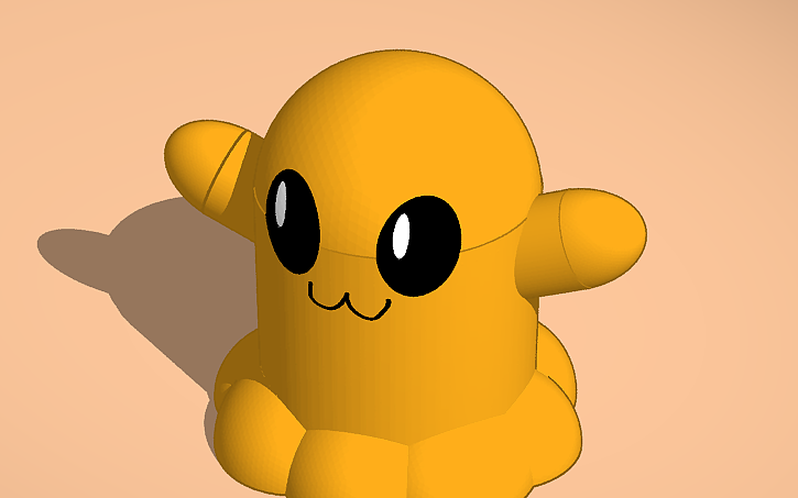 3D design SCP-999 - Tinkercad