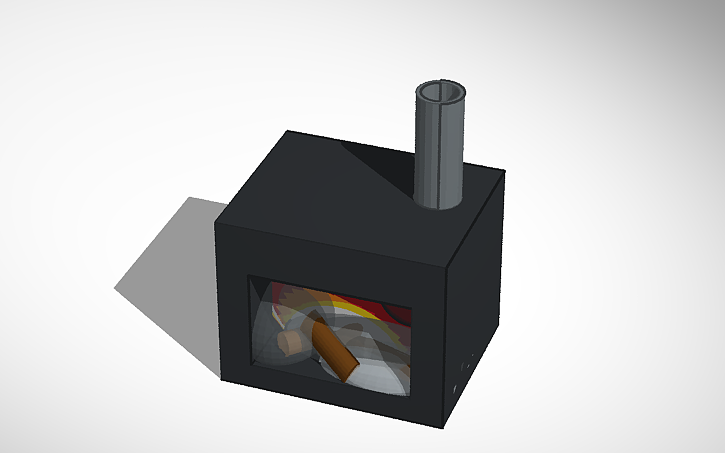 3D design Animated Woodstove - Tinkercad