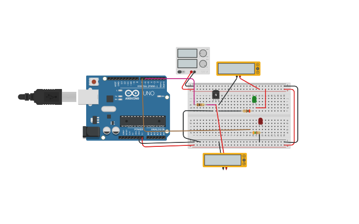 Circuit Design Arduino Controlling Pwm Led With Transistor Tinkercad