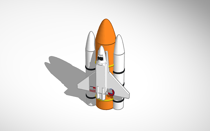 3D design Nasa Rocket - Tinkercad