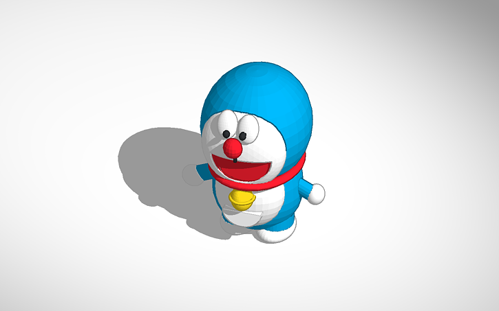 3D design Doraemon | Tinkercad