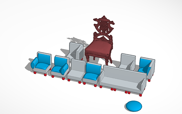 3D design Chair | Tinkercad