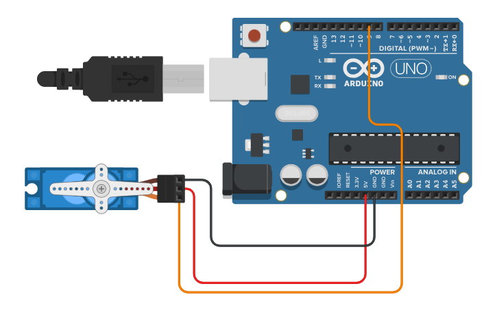 Circuit design Session 14: Understanding the Servo Motor - Tinkercad