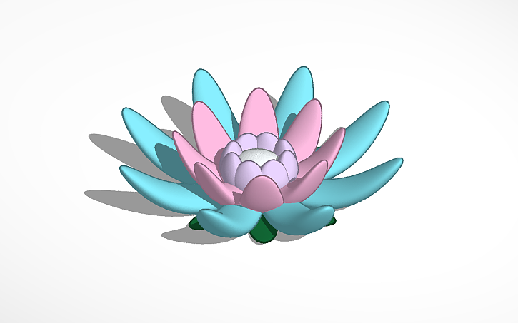 3D design flower - Tinkercad
