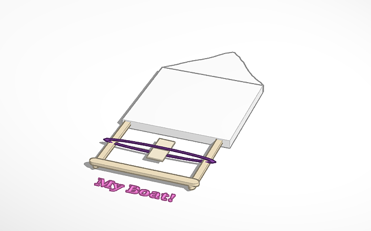 3D design My Paddle Boat! | Tinkercad