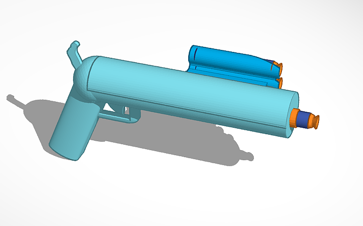3D design Nerf Gun - Tinkercad
