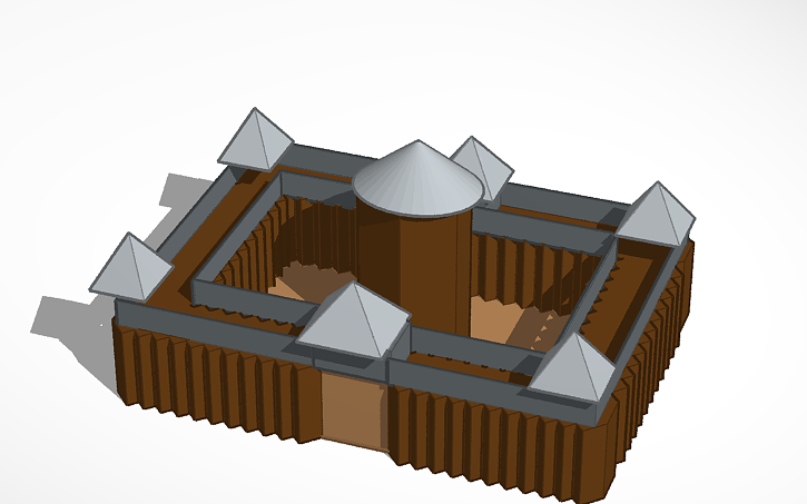 3D design Castle - Tinkercad