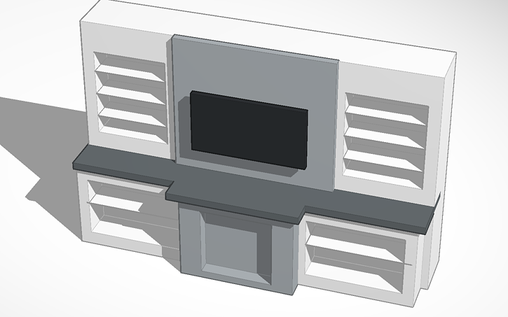 3D design Fireplace | Tinkercad