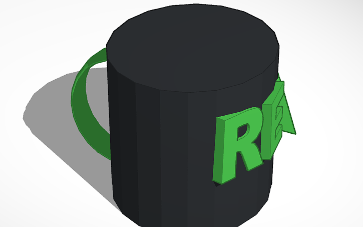 3D design Taza Reka - Tinkercad