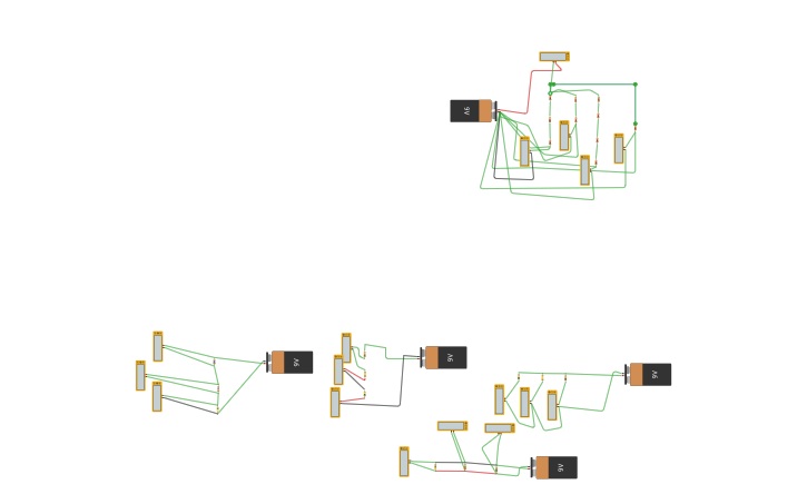 Circuit design Midiendo Voltaje y Corriente | Tinkercad