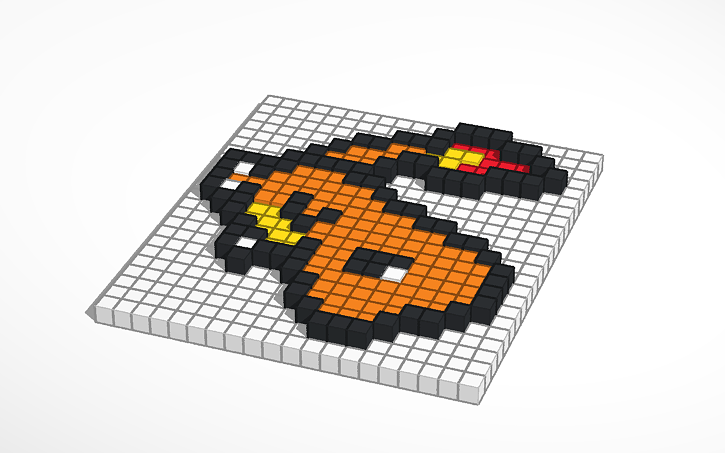 3D design Charmander - Tinkercad