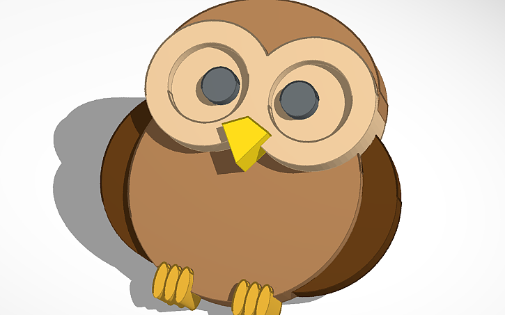 3D design OWL - Tinkercad