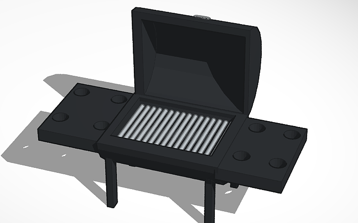 3D design grill - Tinkercad