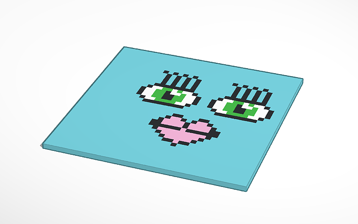 3D design Copy of Pixel art contest - Tinkercad
