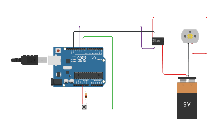 Circuit design scratch - Tinkercad