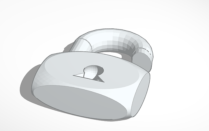 3D design lock - Tinkercad