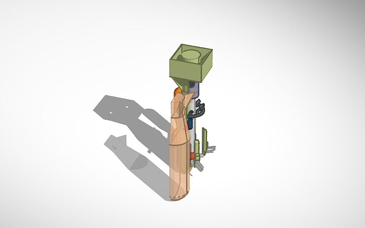 3D design Bom nguyên tử little boy - Tinkercad