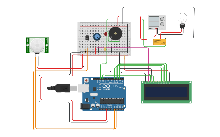 Circuit Design Practical 5 Ultrasonic Tinkercad