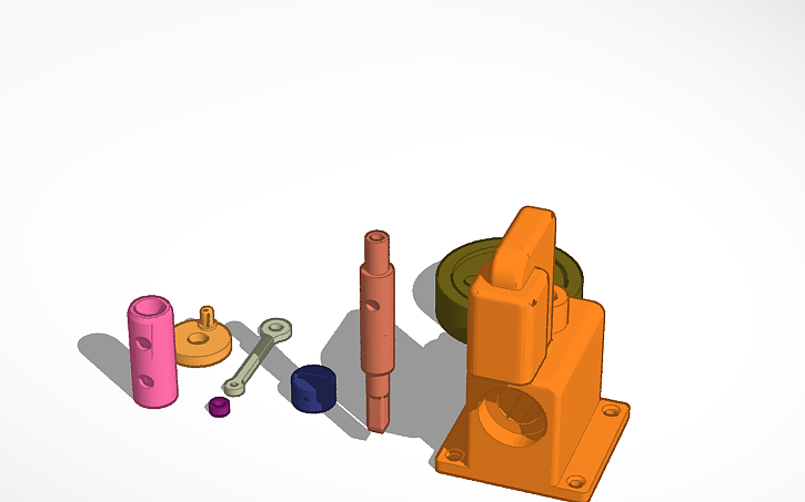 3D design Air engine - Tinkercad