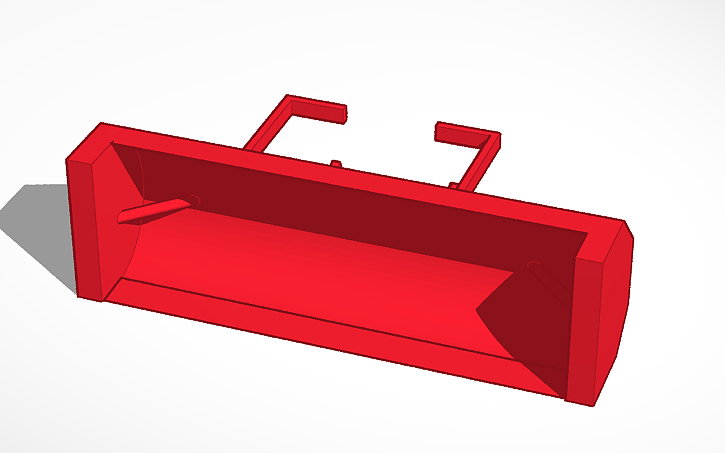 3D design box plow - Tinkercad