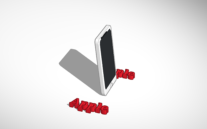 3D design Apple - Tinkercad