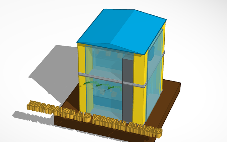 3D design VERTICAL AND HIDROPONICS FARMING - Tinkercad