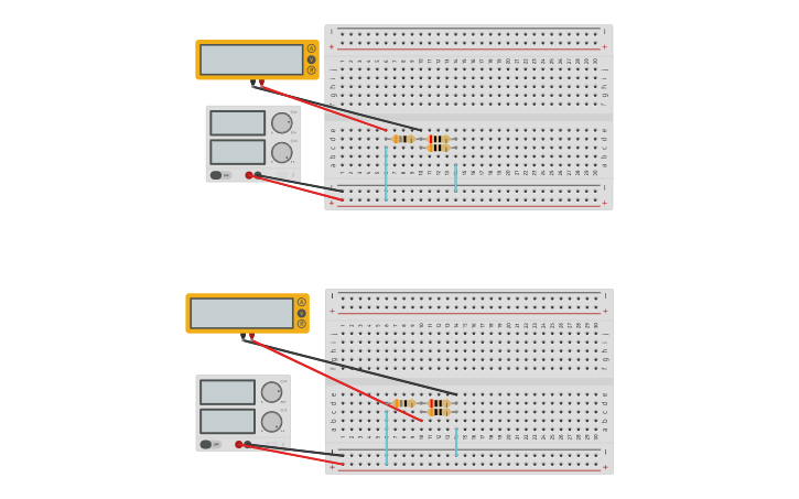 Circuit Design Series Parallel Resistors Tinkercad