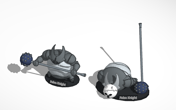 3D design False Knight (Hollow Knight) - Tinkercad