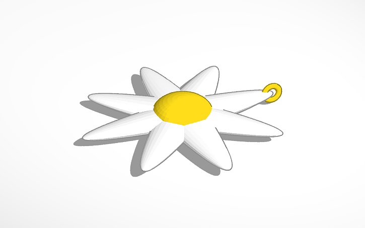 3D design daisy - Tinkercad