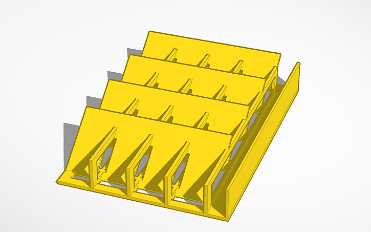 3D design samples divider - Tinkercad