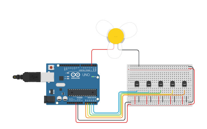 Circuit design Proyecto - Tinkercad