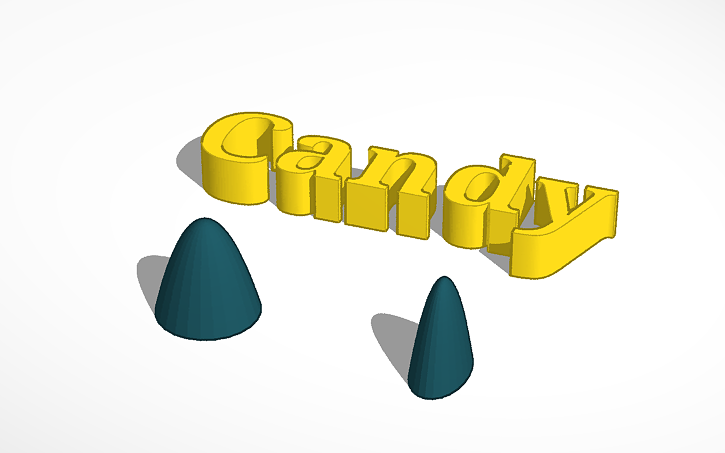 3D design Candy - Tinkercad