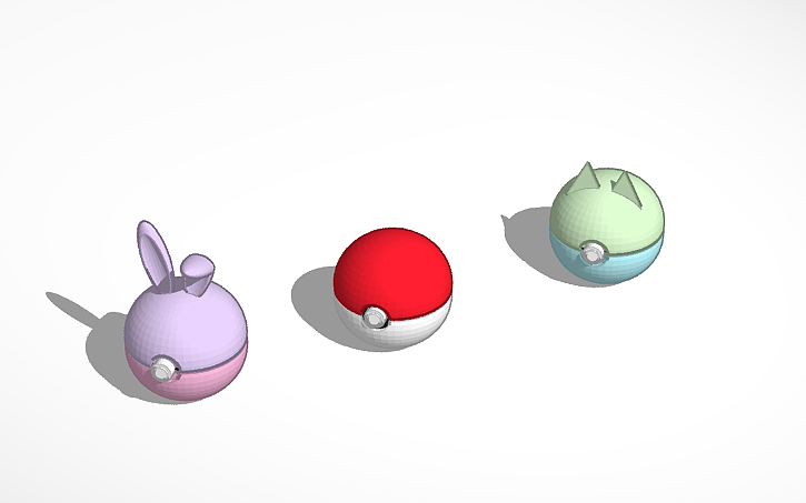 3D design Pokemon - Tinkercad