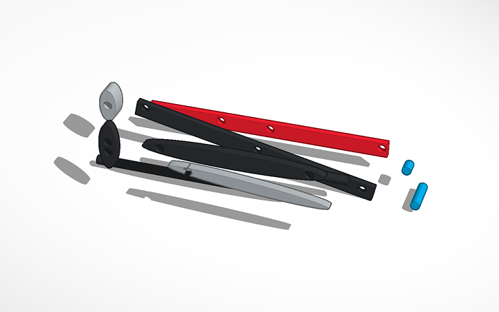 3D design Copy of Scissor Jack 3-D Model | Tinkercad