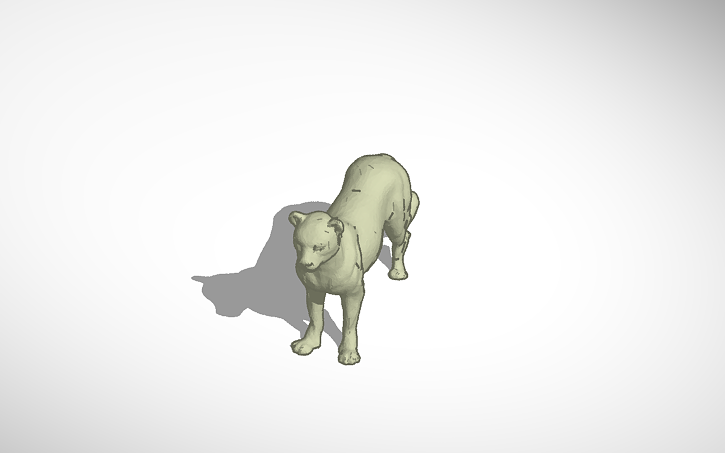 3D design Leopard - Tinkercad