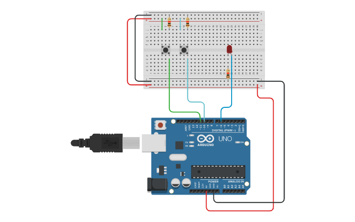 Circuit design Muhammad Alif Rahman Sukapraja_Tugas 1 | Tinkercad Circuit design Muhammad Alif Rahman Sukapraja_Tugas 1 | Tinkercad