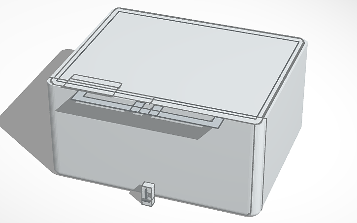 3D design a big fridge - Tinkercad