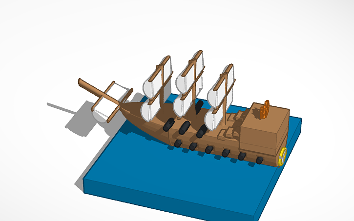 3D design ship 2.1 | Tinkercad