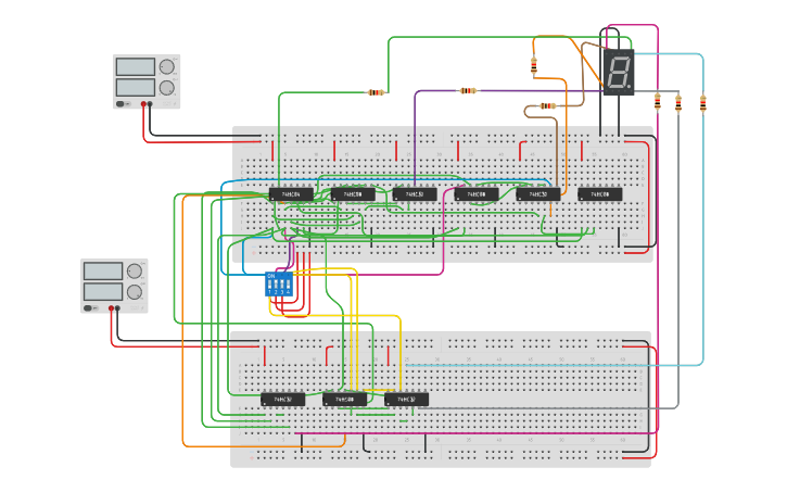 Circuit design Circuito Elevador 3 - Tinkercad