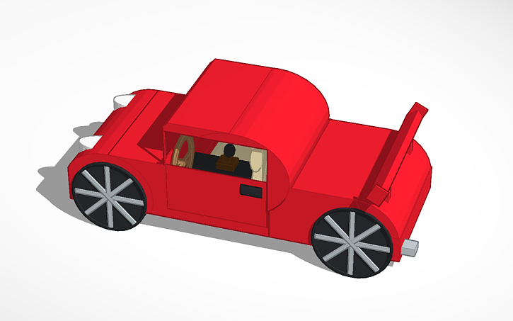 3D design Sports Car - Tinkercad