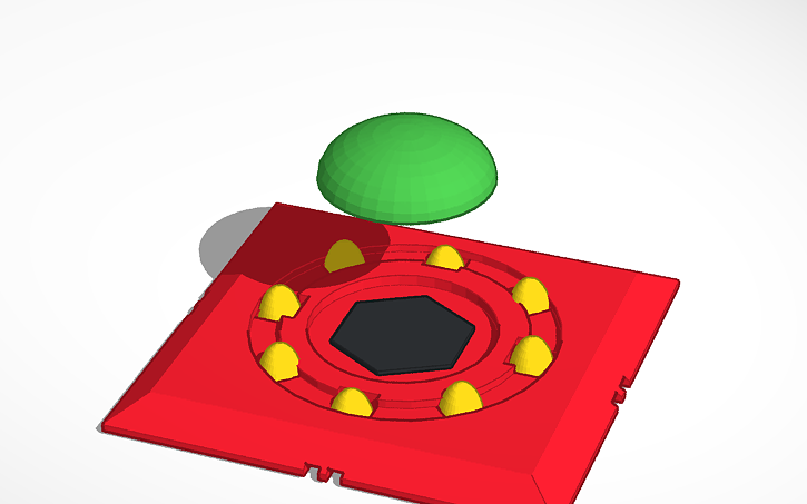 3D design Bounce-a-tron Pad Diagram | Tinkercad