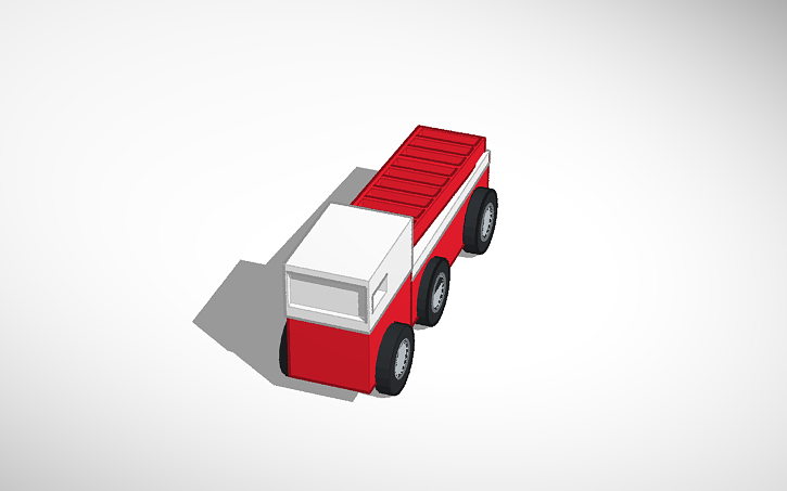 3D design Fire Truck | Tinkercad