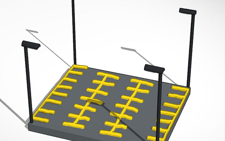 3D design Parking lot - Tinkercad
